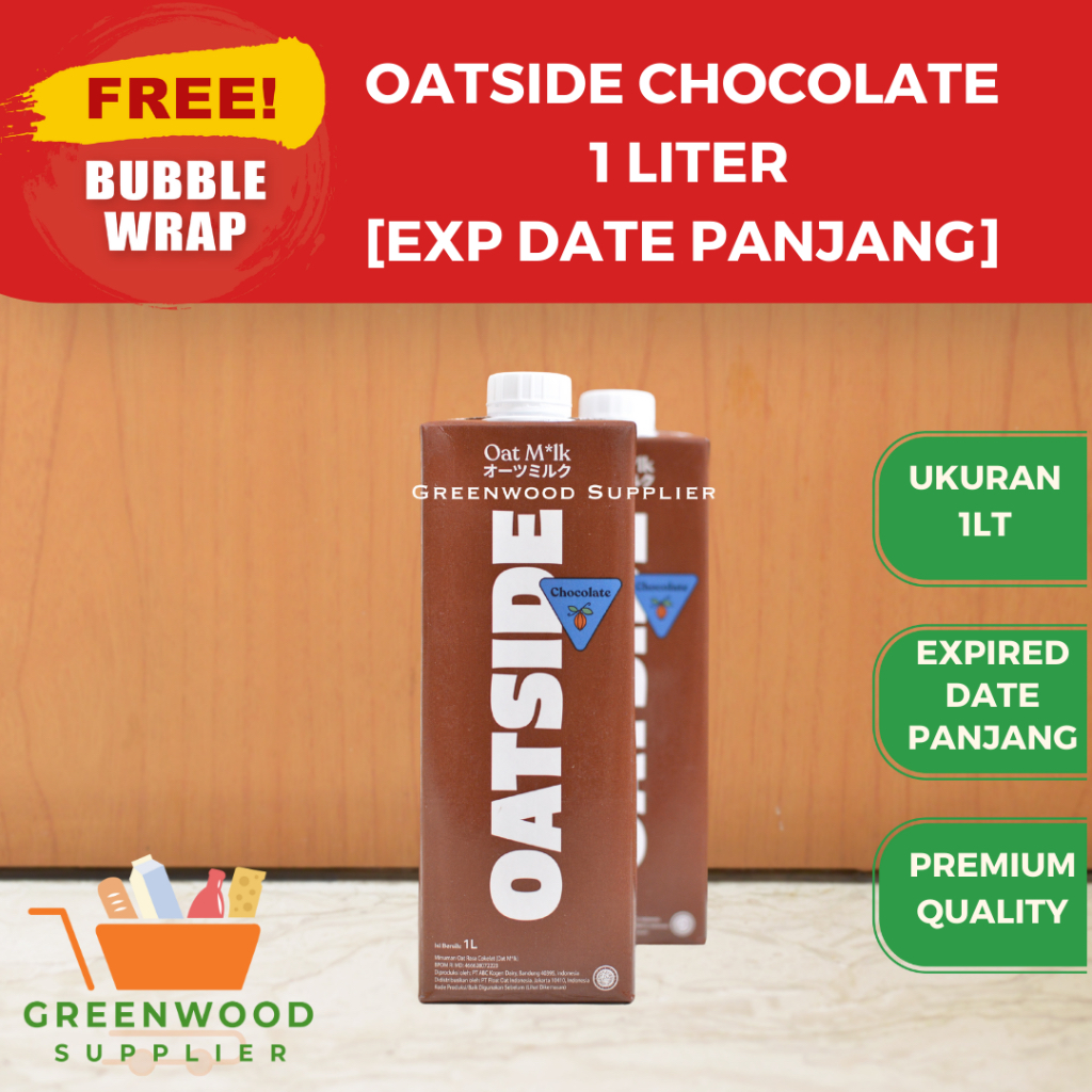 Jual Oatside Chocolate Oat Milk 1 Liter - 1 Pcs | Shopee Indonesia