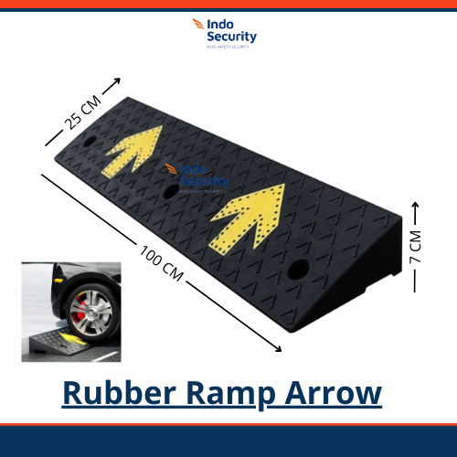 Jual Safety Rubber Ramp Arrow / Tanjakan Karet Rubber Alas Pijakan ...