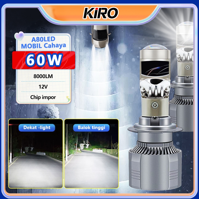 Jual 【Lampu Led Mobil】 Dan Motor H4 Mini PJECTOR PROJIE A80 SUPER ...