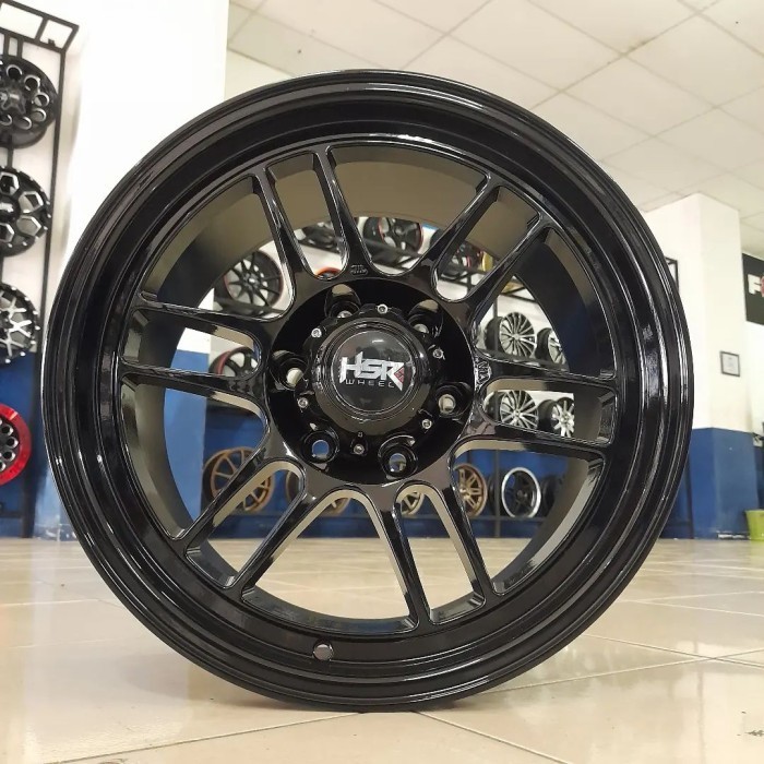 Jual Velg mobil Racing HSR KUMAMOTO R18 Black Toyota Fortuner Pajero ...
