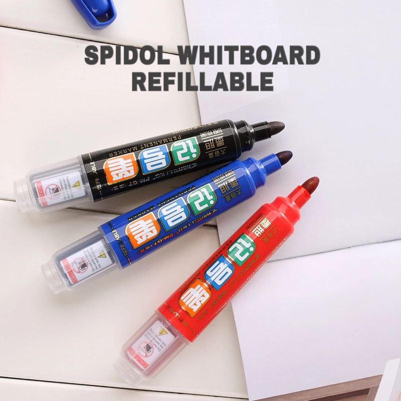 Jual HD Spidol Whiteboard Marker Spidol Refillable Whiteboard | Shopee ...
