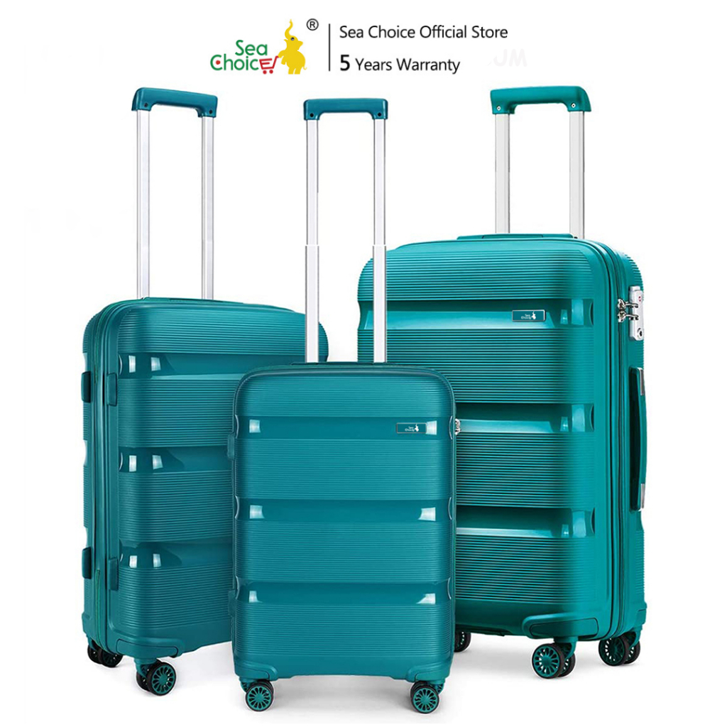 Jual SEA CHOICE Koper Set 20+24+28 inch Kabin PP FIBER Hardcase Large ...
