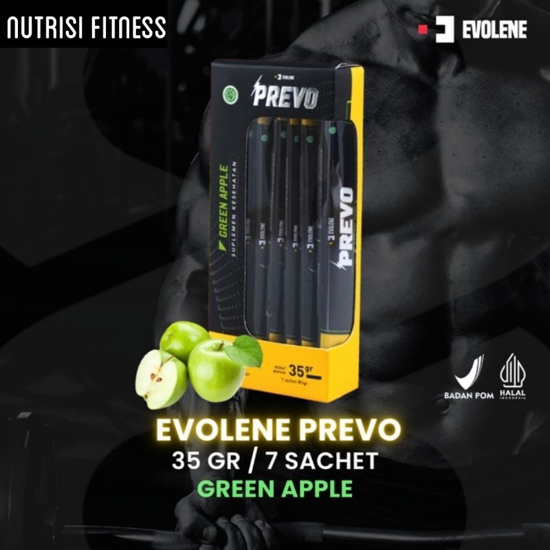 Jual Evolene Prevo Pre Workout 7 Sachet Minuman Energy Arginine ...