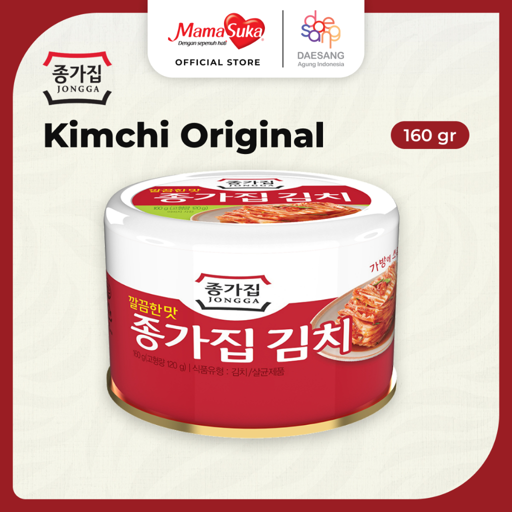 Jual Jongga - Kimchi Original 160 gr (Non Halal) | Shopee Indonesia