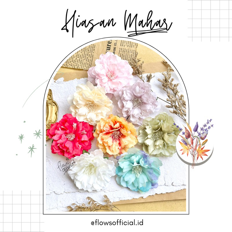 Jual BUNGA PEONY MEKAR / BUNGA IMPORT ARTIFICIAL HIASAN MAHAR | Shopee ...