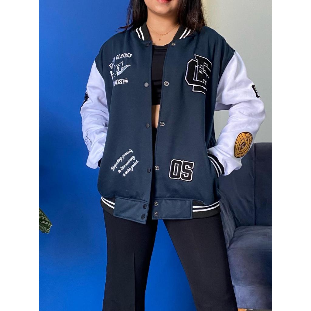 Jual VARSITY JAKET STRAIGHTWAY /JAKET BASEBALL | Shopee Indonesia