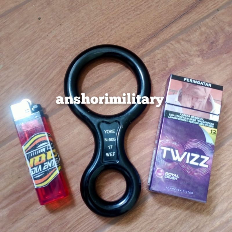 Jual figure eight 35kn angka 8 Descender Yoke Original Belay flying fox ...