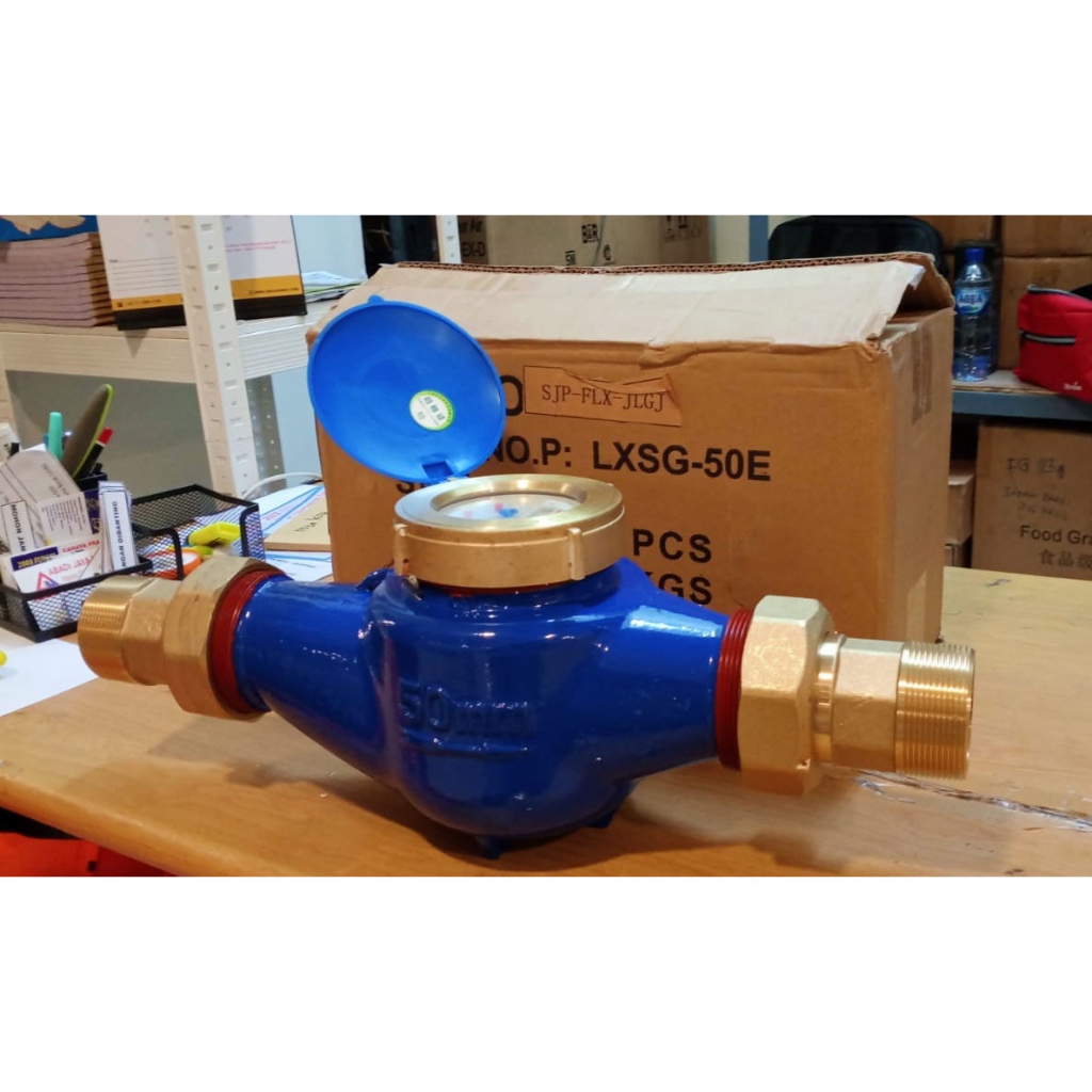 Jual Water Meter 2 inch Amico - Meteran Air - Flow Meter Threaded Drat ...