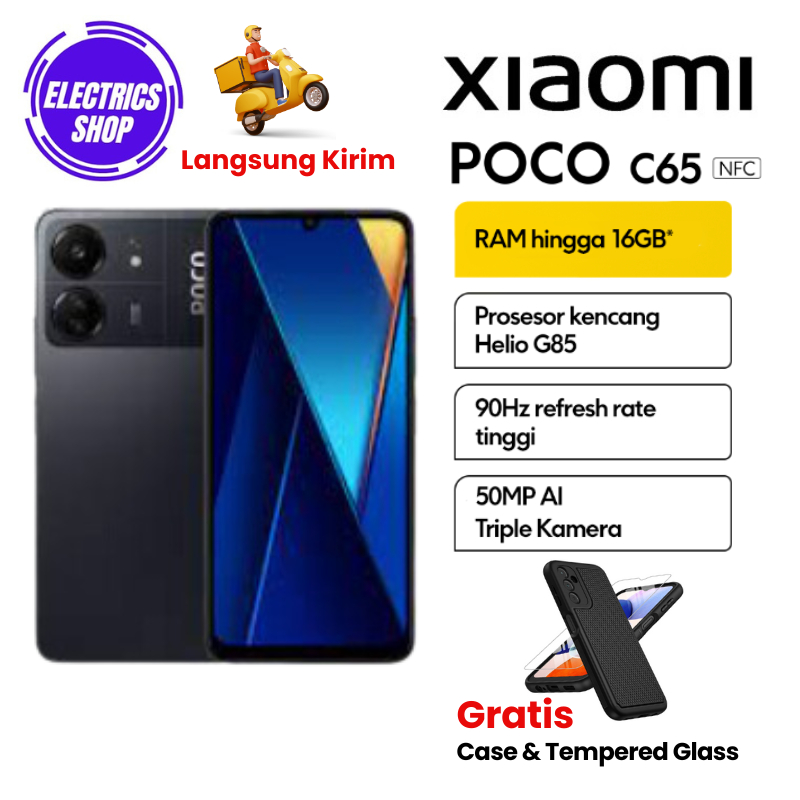 Jual Xiaomi Poco C65 NFC 6/128 GB Garansi Resmi XIAOMI | Shopee Indonesia