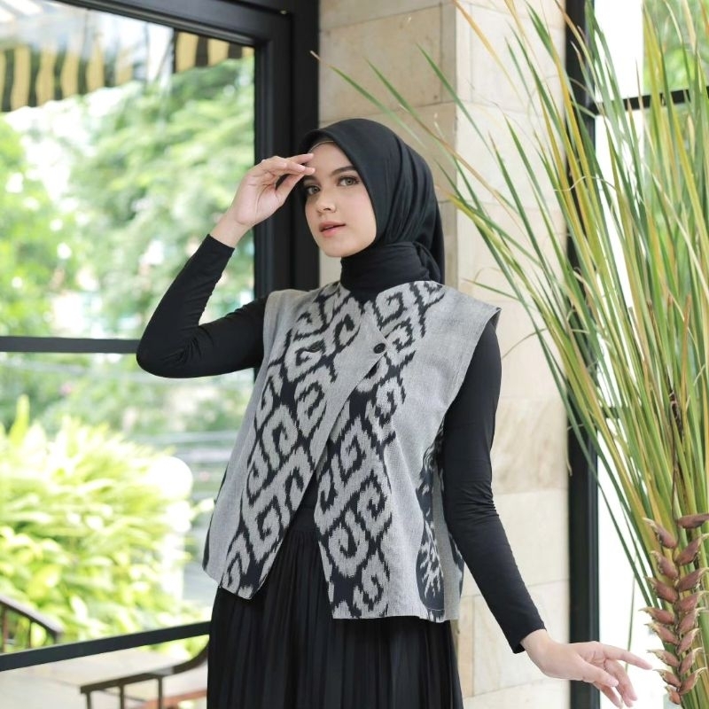 Jual VEST BLAZER TENUN ETHNIC INDONESIA | Shopee Indonesia