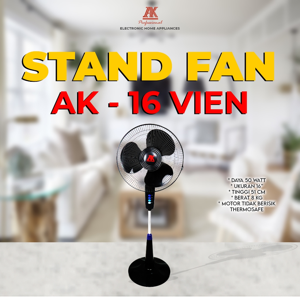 Jual (READY COD) KIPAS ANGIN / STAND FAN / KIPAS BERDIRI COSMOS 16SDB ...