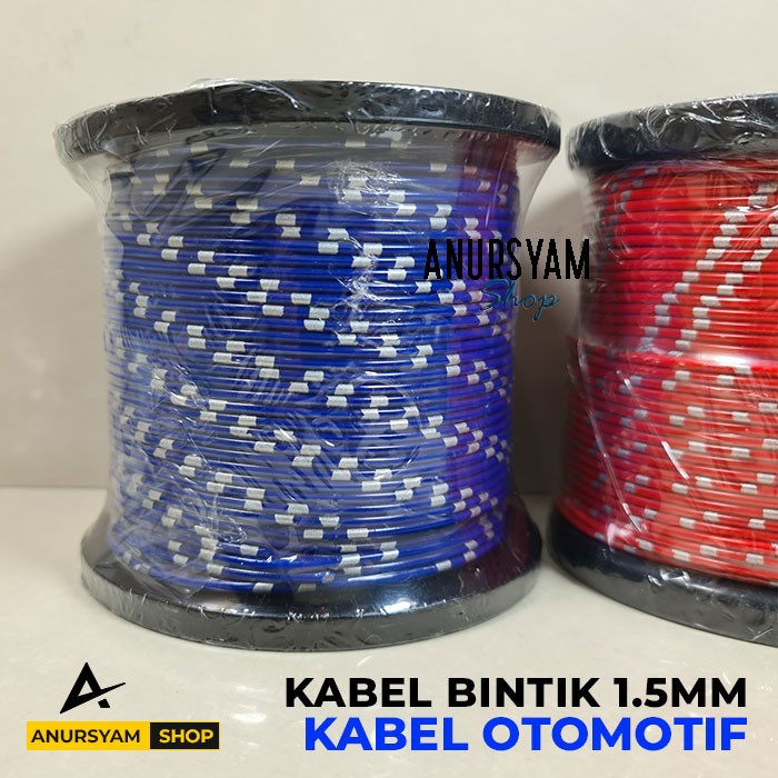Jual Kabel Bintik 1.5MM Meteran / Kabel Body / Kabel Otomotif Motor ...