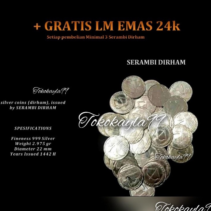 Jual Unggul Dirham 1 2 dirham Serambi Dirham Kartu Perak 999 1 dirham ...