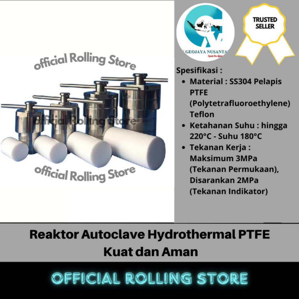 Jual Ruang PPL Hidrotermal: Performa Optimal, Reaktor Autoclave ...