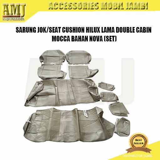 Jual SARUNG JOK MOBIL HILUX DOUBLE CABIN LAMA MOCCA BAHAN NOVA (SET) | Shopee Indonesia