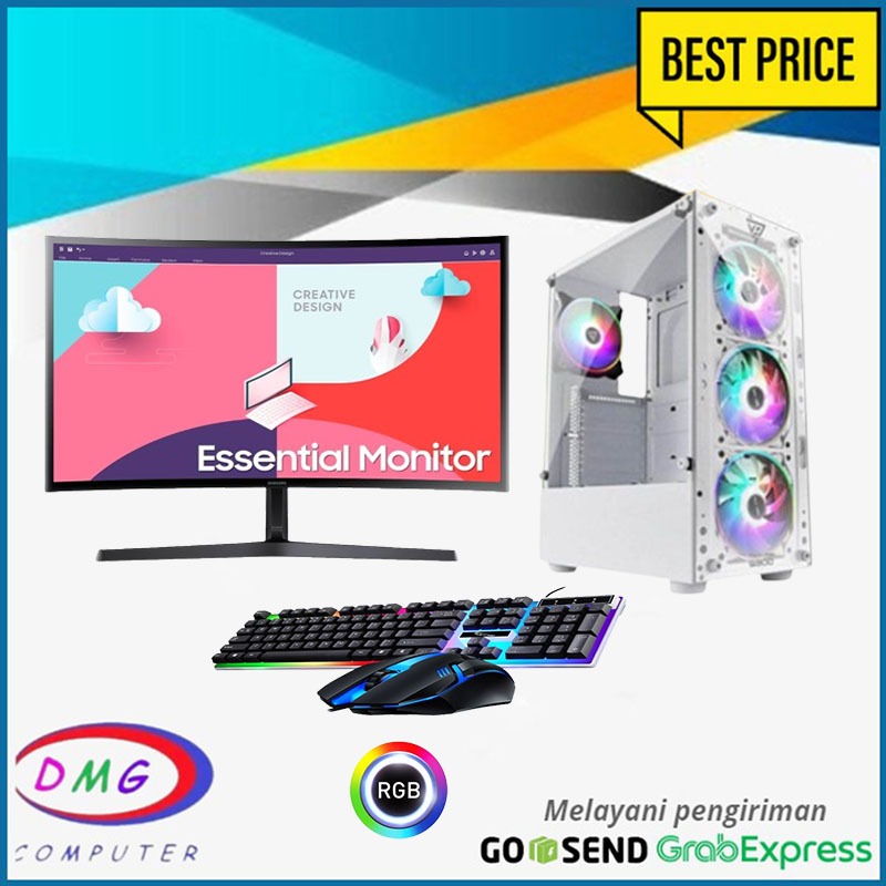 Jual Pc Lengkap Gaming i7 4790 (GTX 1050Ti 4GB ) Cocok Editing Render ...