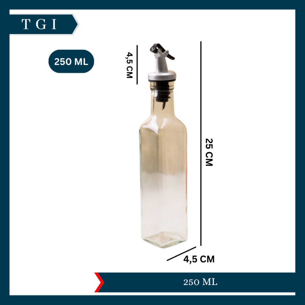Jual TGI - BOTOL MINYAK GORENG TAHAN PANAS GLASS OIL BOTTLE DISPENSER ...