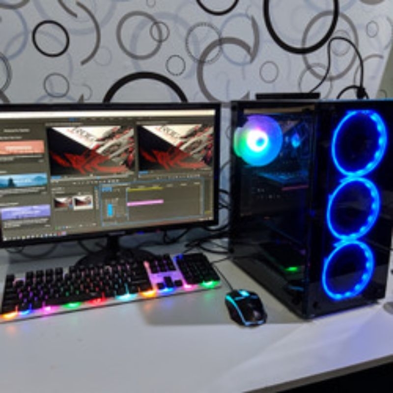 Jual komputer i7 full set gaming dan editing baru | Shopee Indonesia