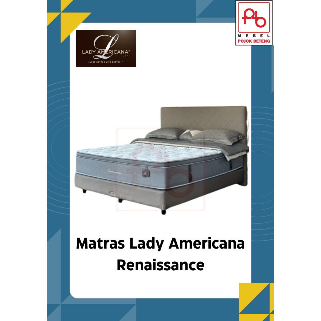 Jual Matras Lady Americana Renaissance Pocket Latex New Jogja Shopee