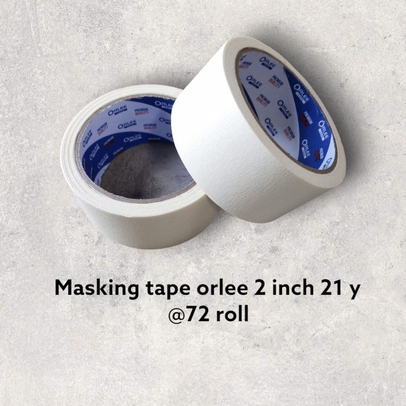 Jual Masking tape / solasi kertas merk ORLEE 2 inch 21y ( 1 Pcs ...