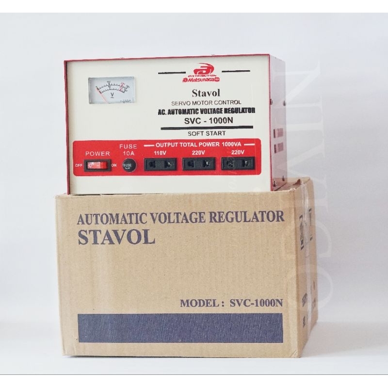 Jual STAVOL Matsunaga Automatic Voltage Regulator SVC 1000 N | Shopee Indonesia