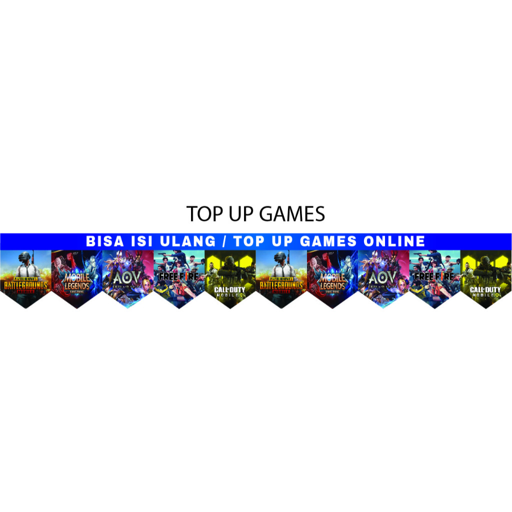 Jual SPANDUK RENDA TOP UP GAME ONLINE | Shopee Indonesia