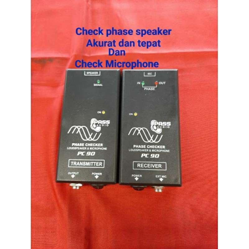 Jual cek phase speaker cek phase polarity checker plus microphone ...
