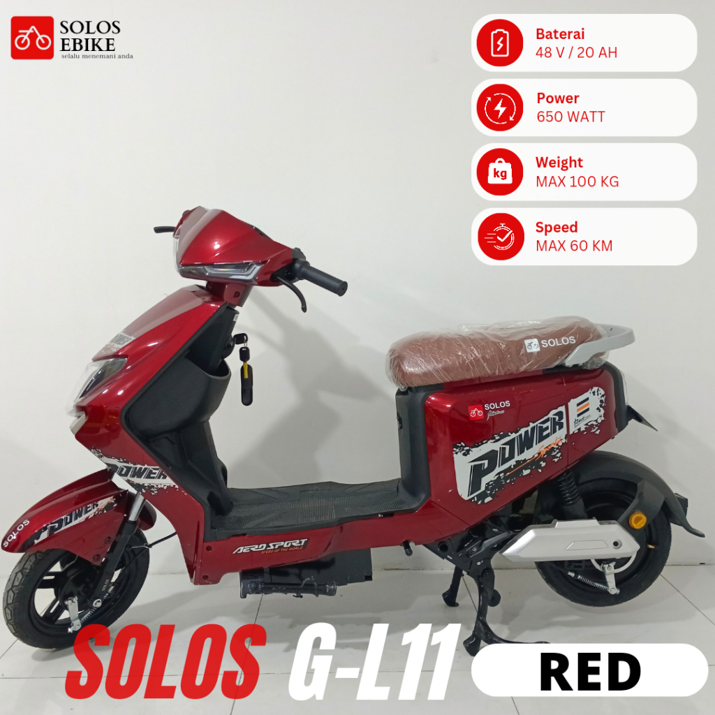 Jual SEPEDA LISTRIK ELECTRIC BIKE SOLOS GL11 GARANSI RESMI | Shopee ...