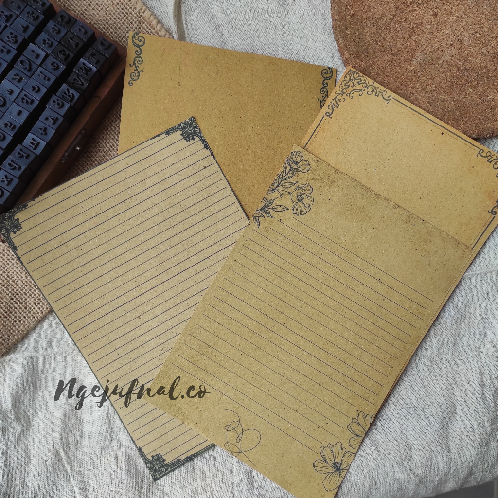 Jual KERTAS SURAT VINTAGE | Shopee Indonesia