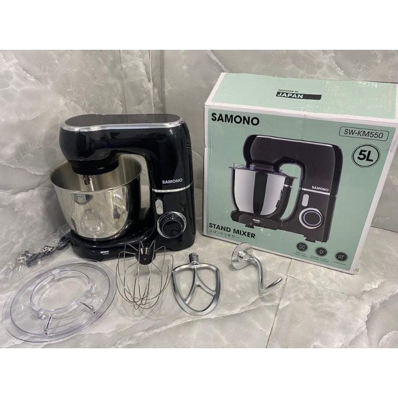 Jual Grade Mixer Samono SW-KM550 / Stand Mixer Samono Ukuran 5 Liter ...