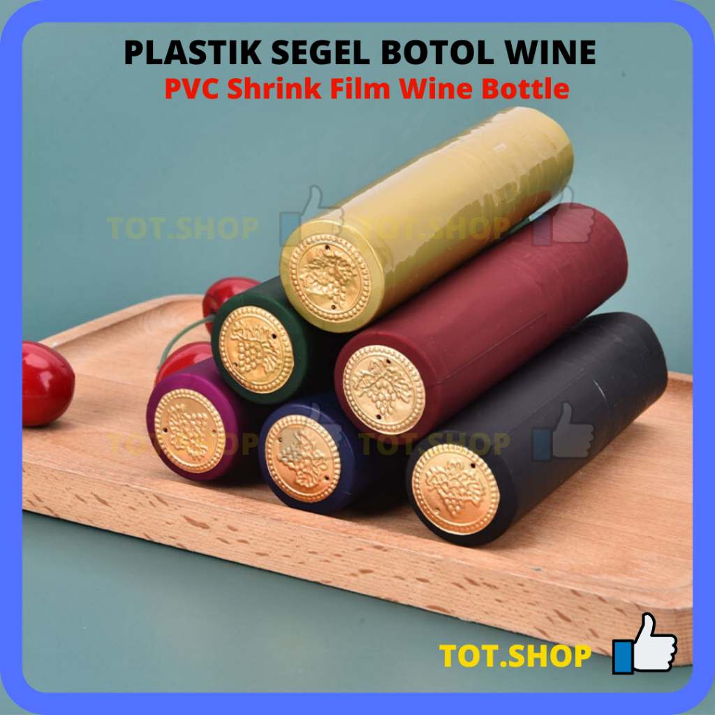 Jual [10-PCS] Bottle Cap Plastik Segel Botol Wine Segel Plastik Tutup ...