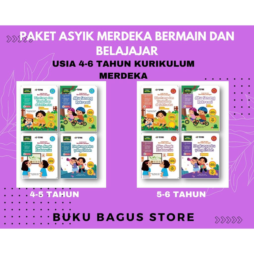 Jual PAKET ASYIK MERDEKA BERMAIN & BELAJAR USIA 4-5 THN & 5-6TH ... Jual PAKET ASYIK MERDEKA BERMAIN & BELAJAR USIA 4-5 THN & 5-6TH ...