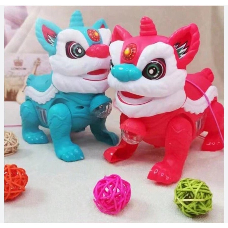 Jual Mainan Barongsai Robot Bisa Melompat Dengan Suara Dan LED | Shopee ...