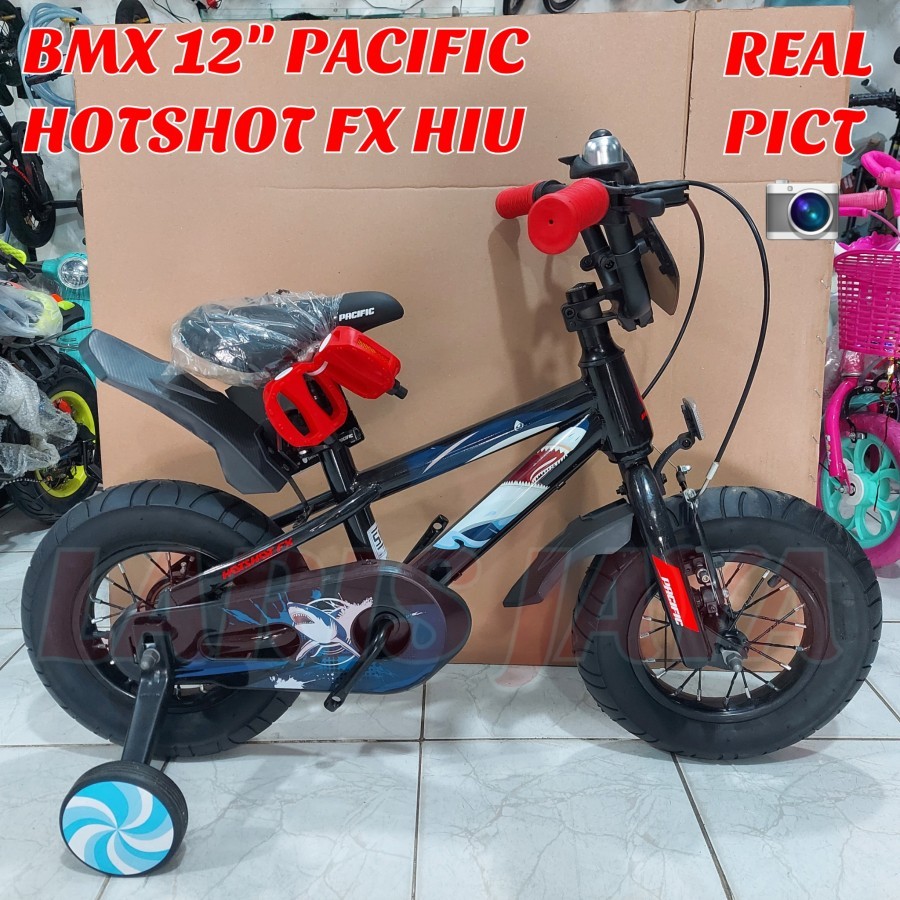 Jual [ BONUS BELL ] Sepeda anak 12 inch PACIFIC HOTSHOT FX SHARK HIU ...