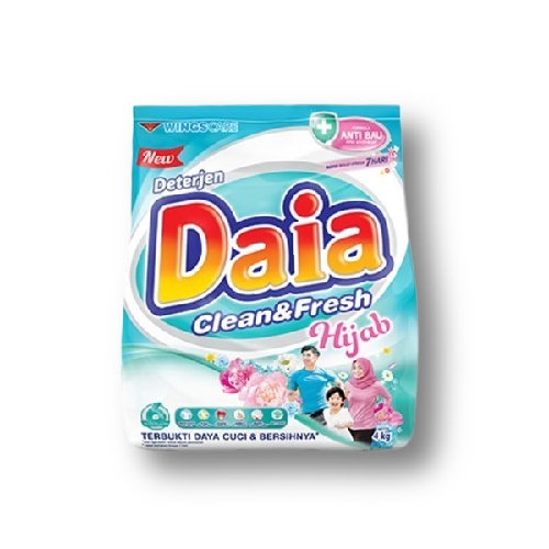 Jual DAIA DETERGENT CLEAN&FRESH HIJAB 4KG | Shopee Indonesia