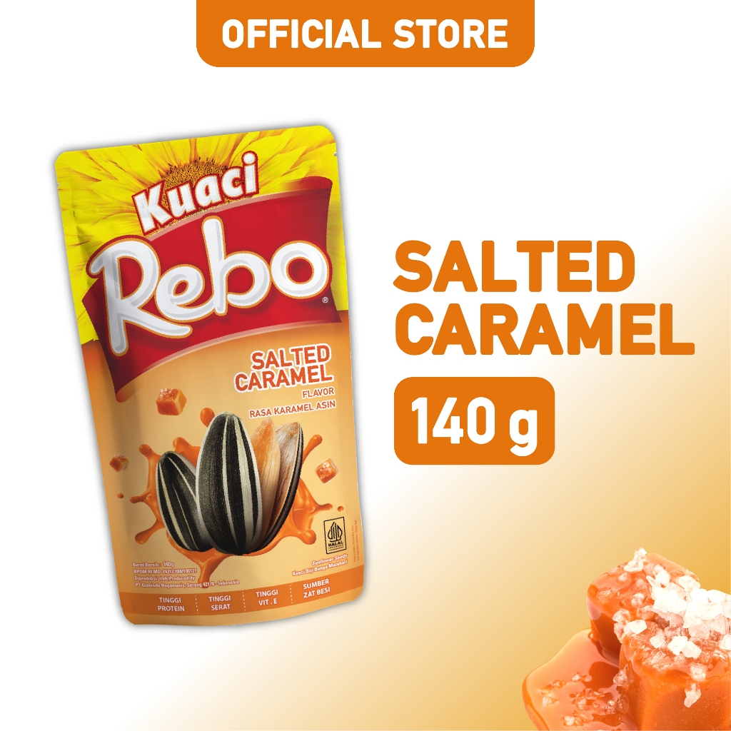 Jual Rebo Kuaci Rasa Caramel 140 Gram | Shopee Indonesia