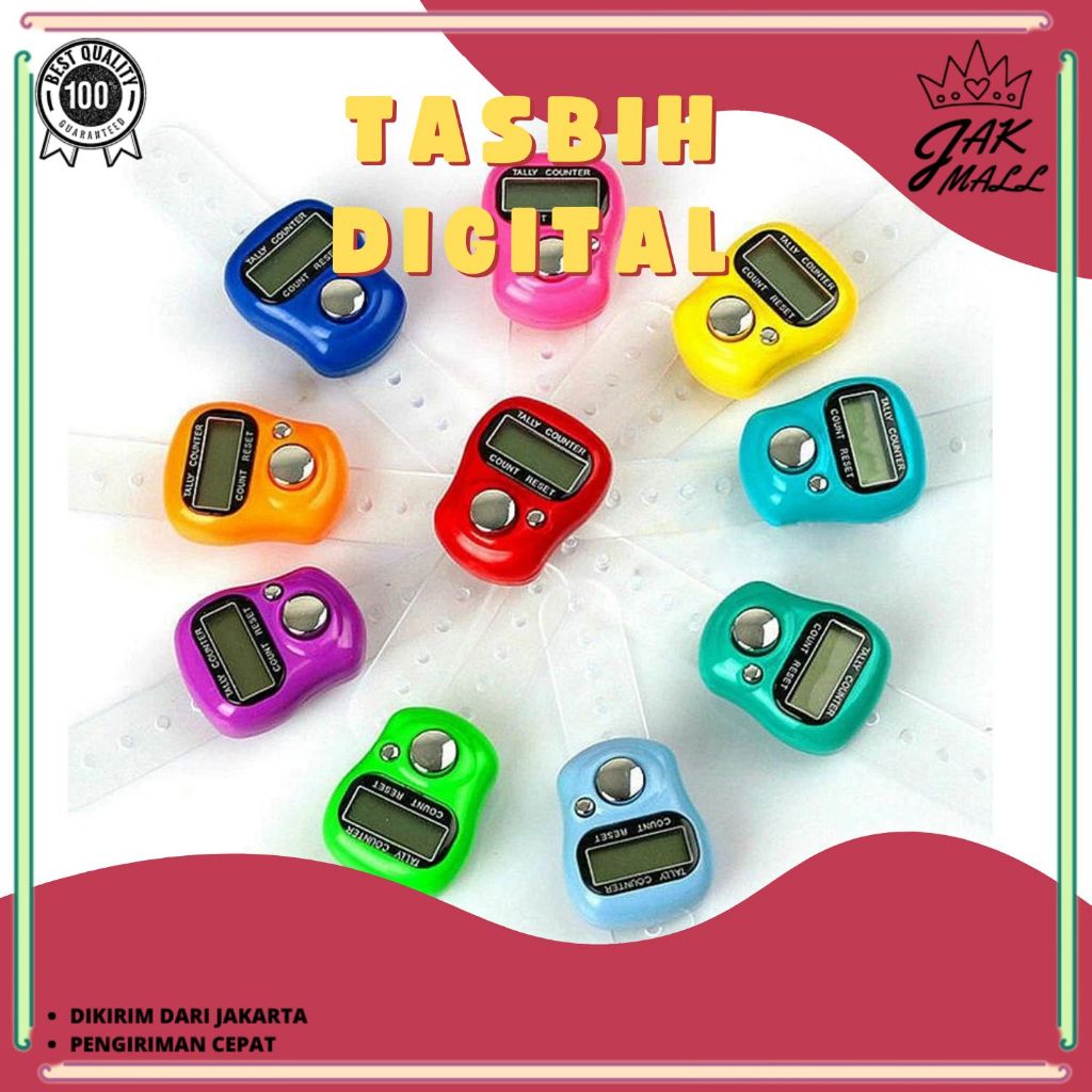 Jual Alat Hitung Digital Tasbih / Tasbih Digital / Tasbih Digital Mini ...
