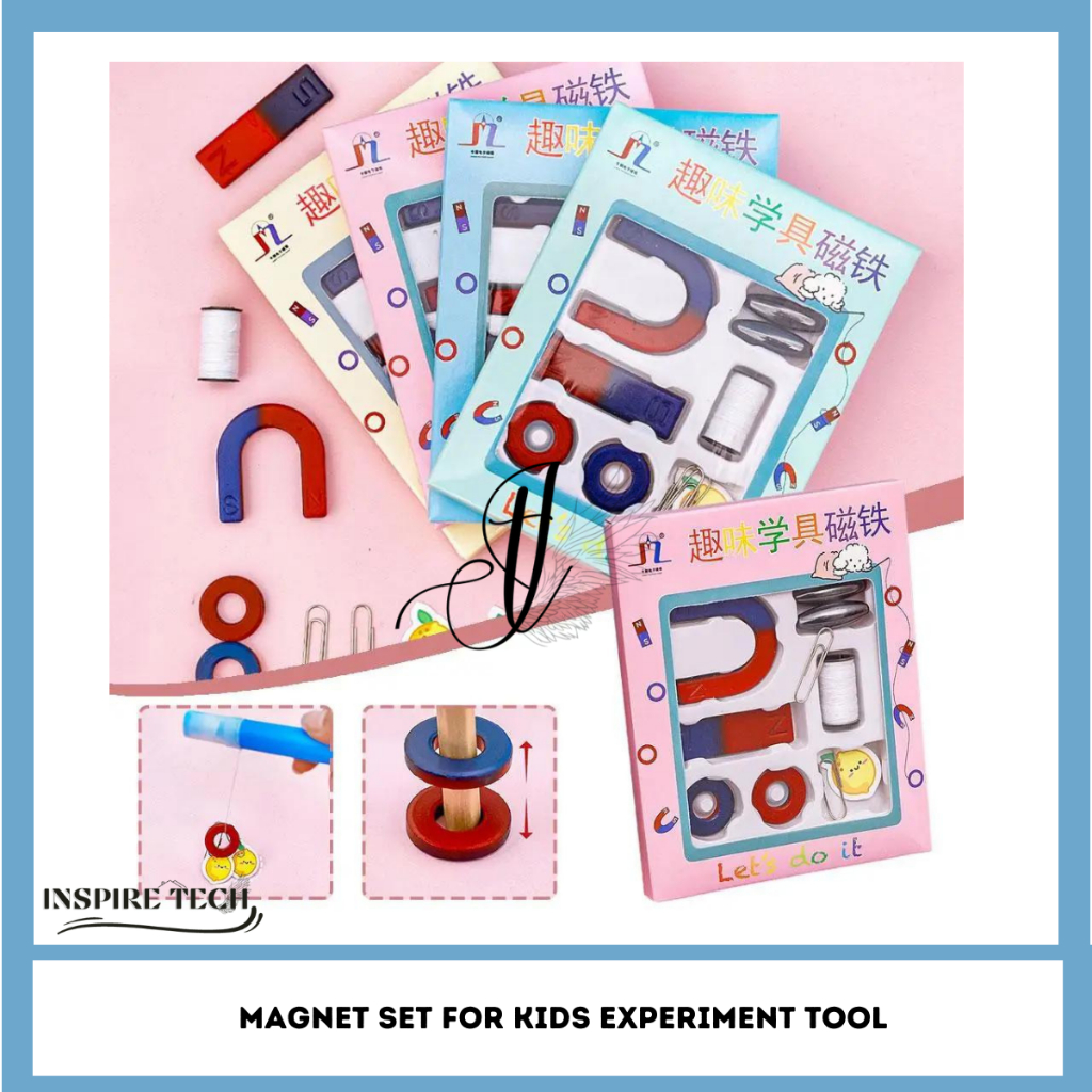 Jual 10IN 1 Magnet U I O Mainan magnet lengkap praktek sekolah / Magnet ...