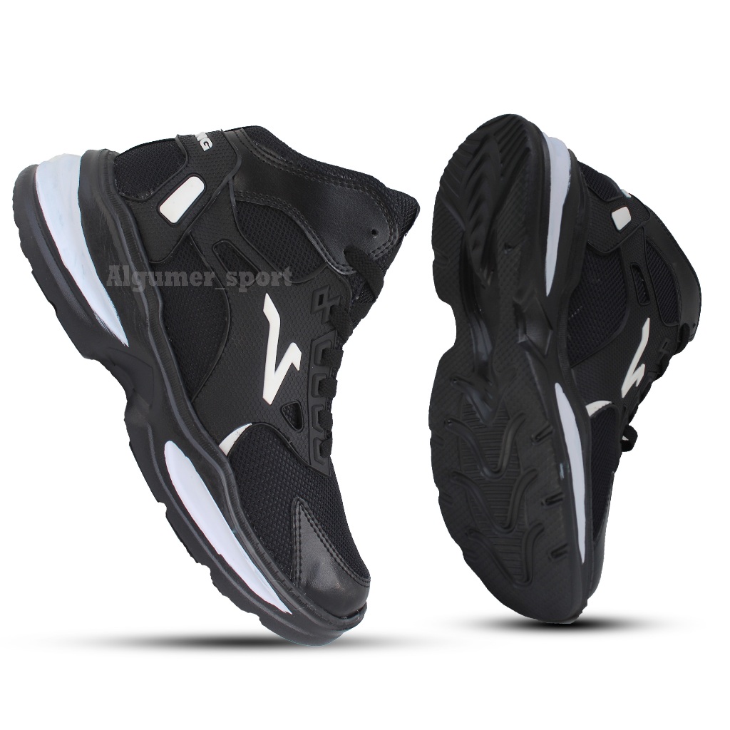Jual SEPATU VULUNG-SPORT HIGHT, SNEAKERS PRIA DAN WANITA FULL BLACK ...