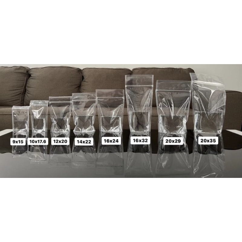 Jual STANDING POUCH 12 x 20 Cm Tebal 100 Micron isi 50 Lembar Harga Per ...