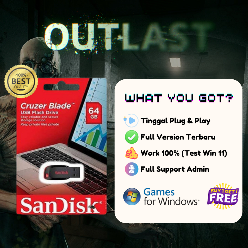 Jual Flashdisk Game - Outlast (64 GB) | Shopee Indonesia