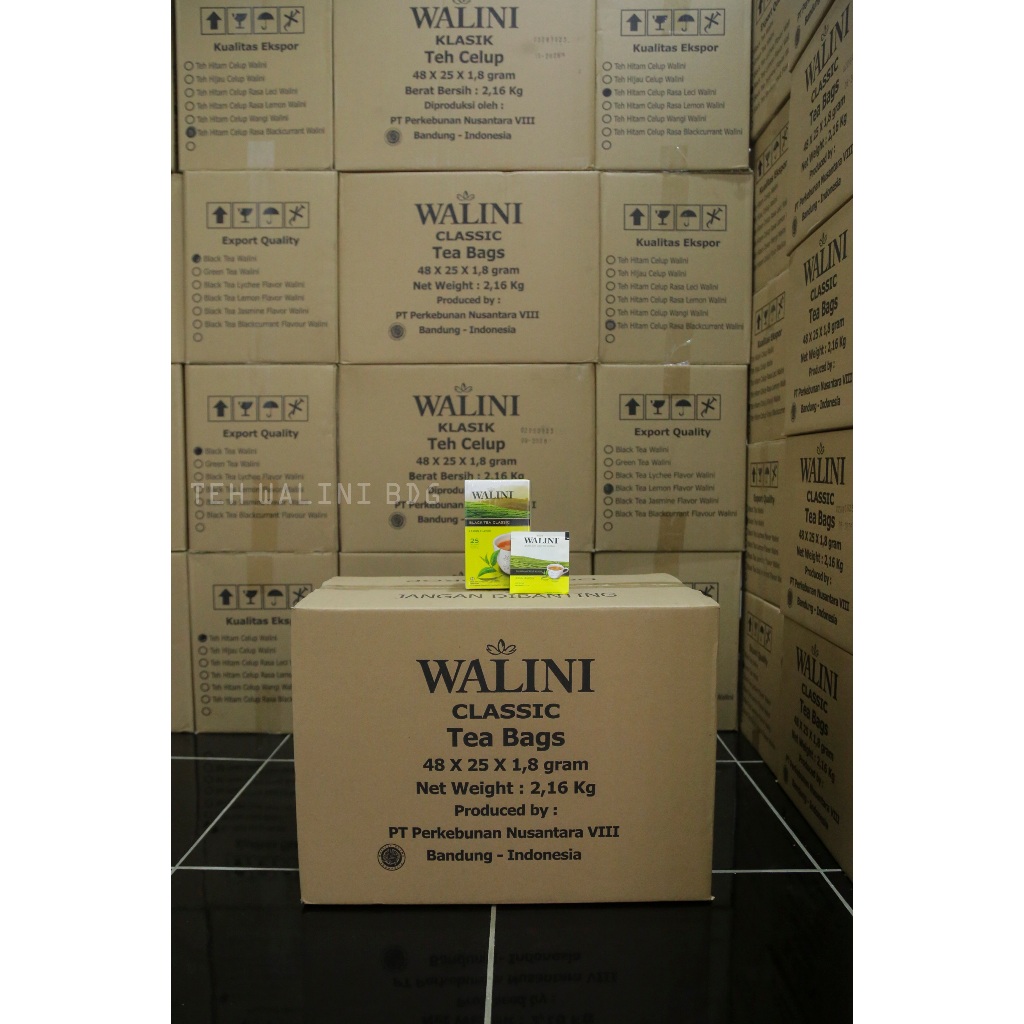 Jual Teh Walini Lemon 25s Kemasan Amplop Per Karton/ Dus (48pc ...