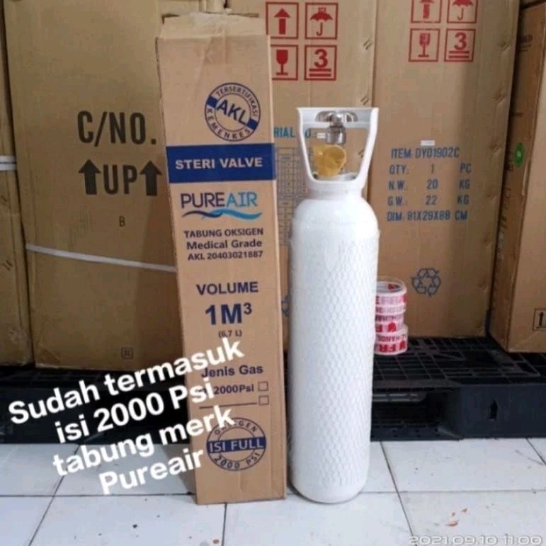 Jual Tabung oksigen 1m3 termurah/tabung oxygen1m3+isi | Shopee Indonesia