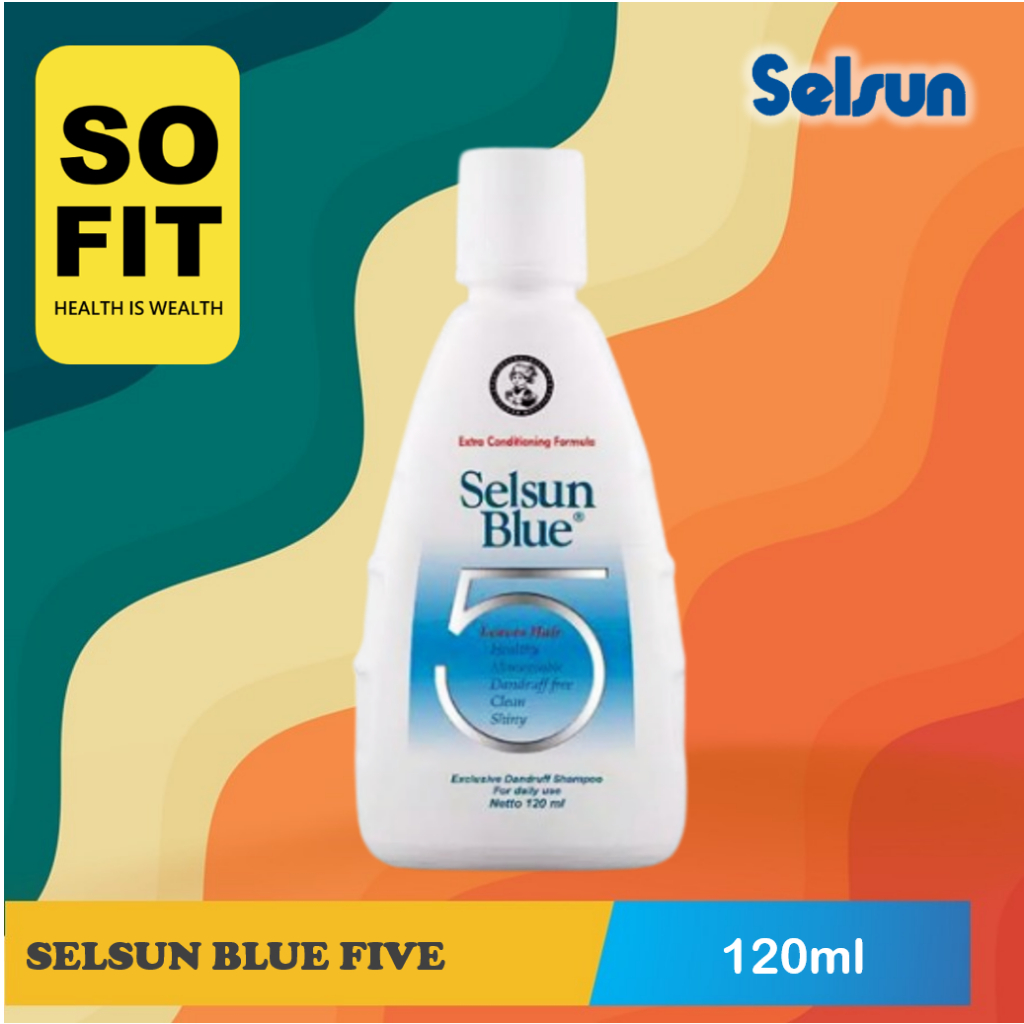 Jual Selsun Blue 5 Shampoo 120ml - Shampo Selsun Blue Five - Sampo Anti ...