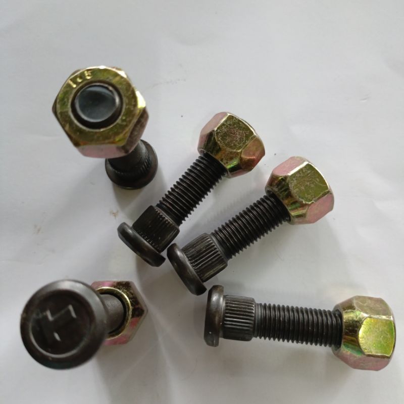 Jual Mur Baut Roda + Mur Toyota Kijang 4K/5K/7K Panjang 6Cm Merk BB ...