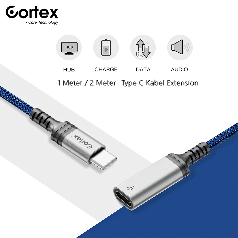 Jual Cortex Power - KE213 Kabel Extension Type C to USB C Tipe C 2.0 ...