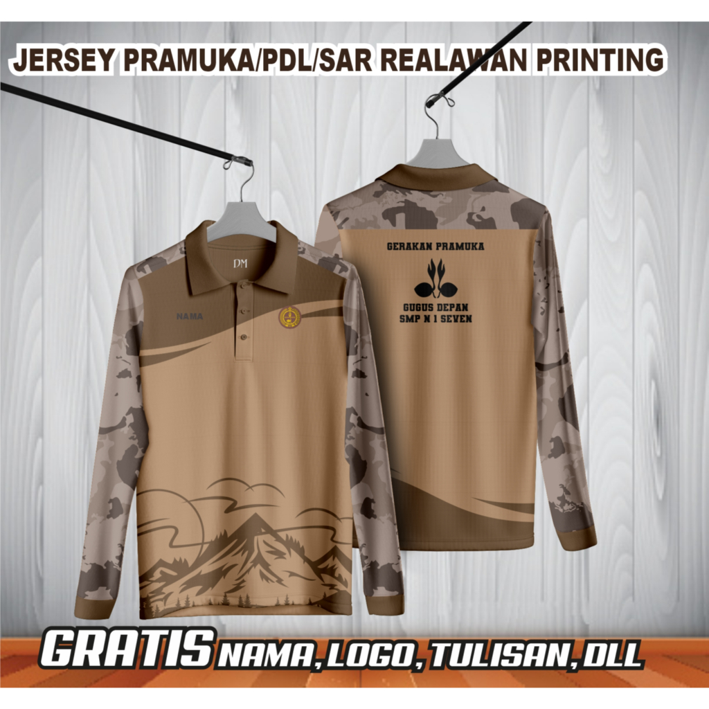 Jual Jersey Pramuka printing kaos pramuka baju pramuka PDL Pembina ...