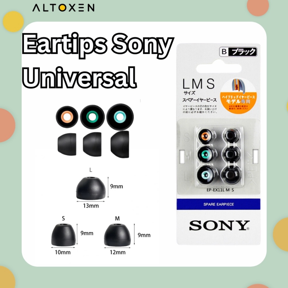 Jual dR Eartips Sony Original LMS 3 pasang Universal I TWS Eartips ...