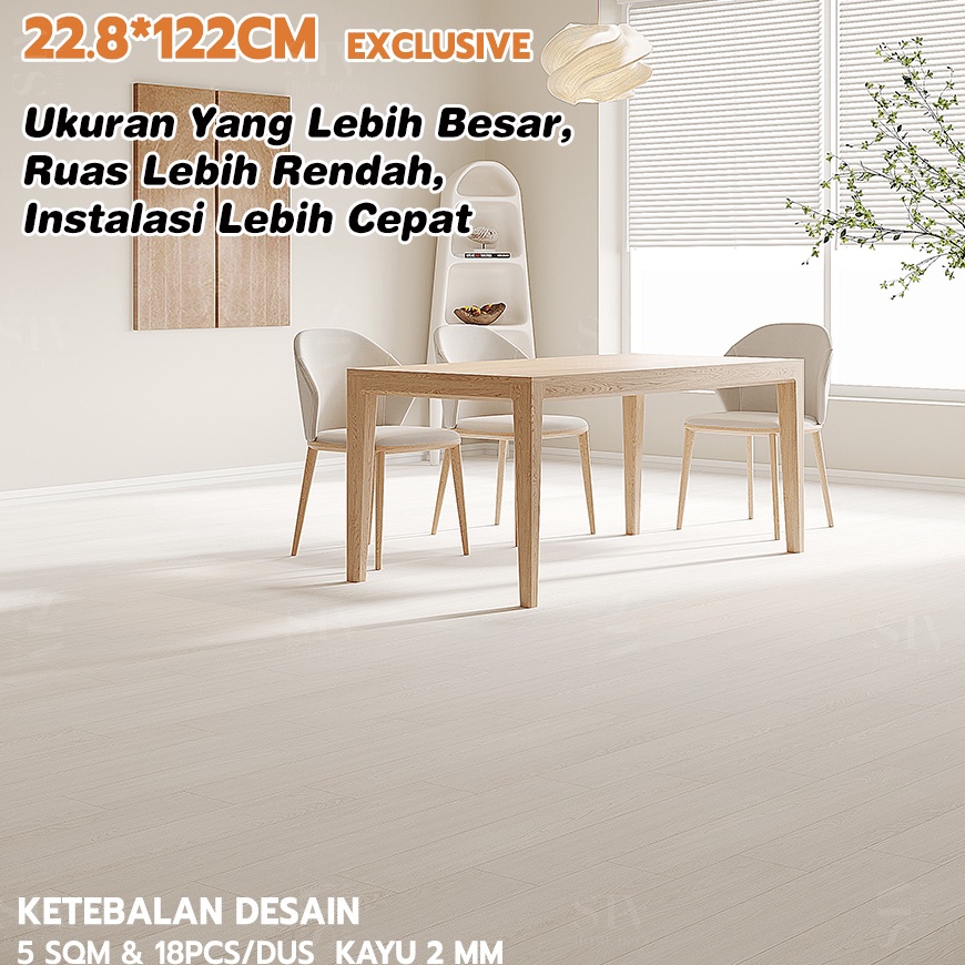 Jual Harga Bagus SIV 1 dus Lantai Vinyl Stiker Perekat Vinyil Lantai ...