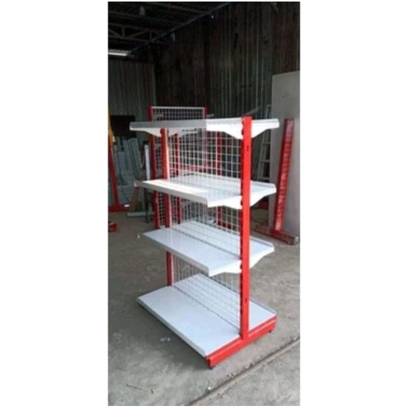 Jual Rak Minimarket Double 5 Susun x 2 T. 150 cm Double Rak Gondola ...